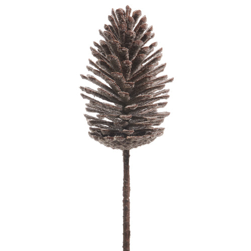 15" Iced Pinecone Stem Set Of 4 – The Christmas Palace
