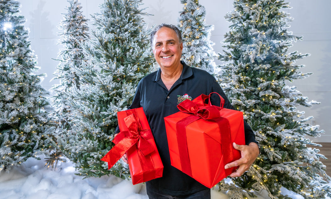 36" X 46" 270 LED Red Bow & Candle Wreath Twinkling Effect